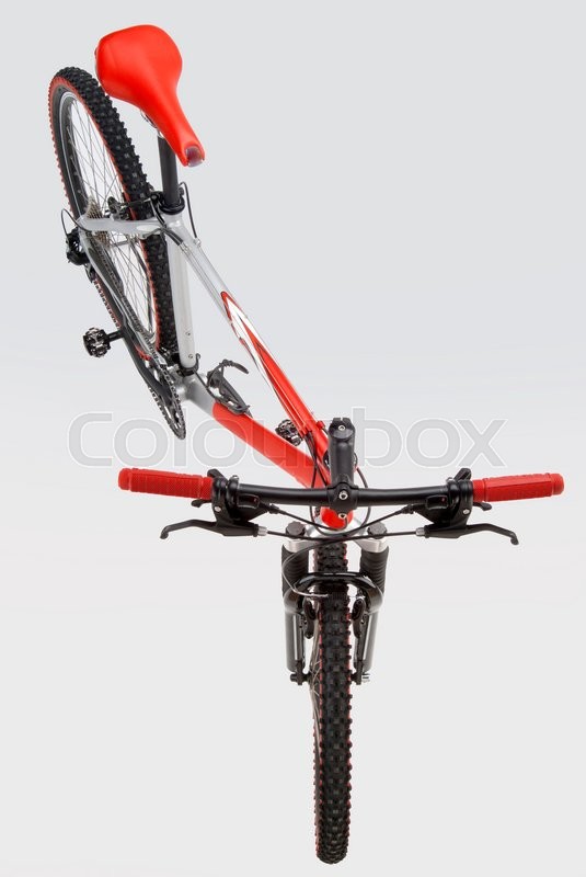 Mountain Bike Top View on white background | Stock Photo | Colourbox