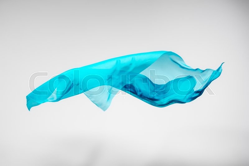 Flying fabric - high speed studio shot, ... | Stock Photo | Colourbox
