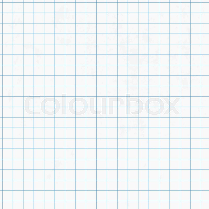 White squared graph paper seamless ... | Stock vector | Colourbox