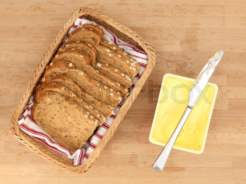A close up shot of a bread basket | Stock image | Colourbox