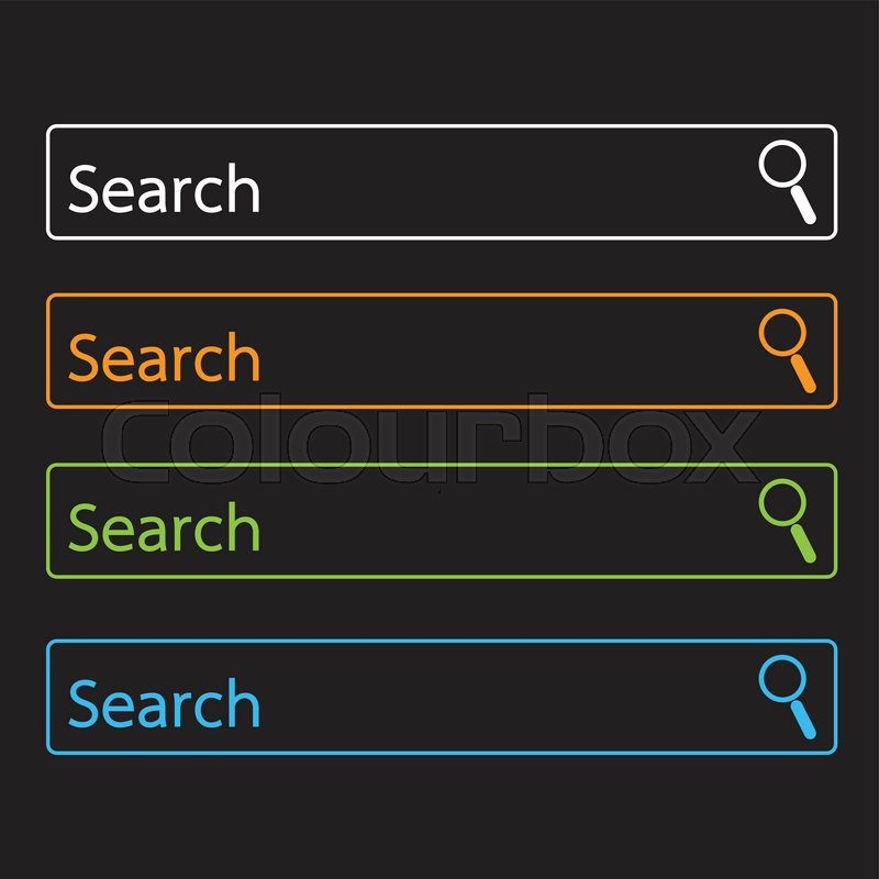 Search bar icon | Stock vector | Colourbox