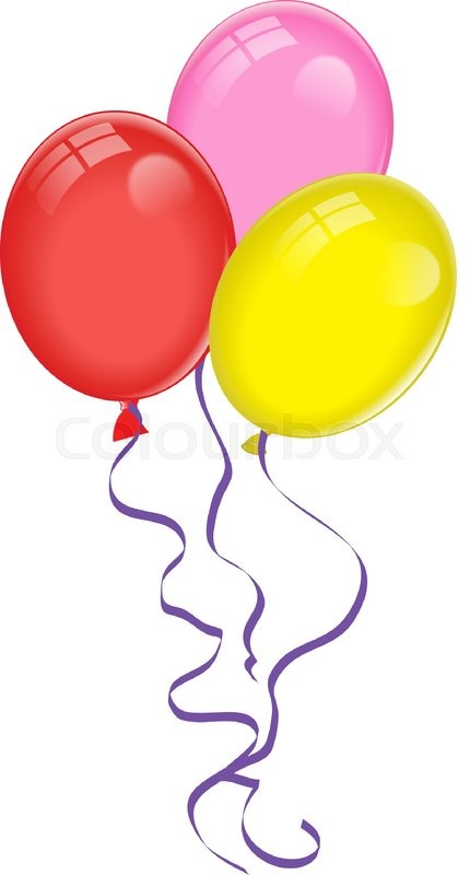 Ballon, billede, afstand | stock vektor | Colourbox