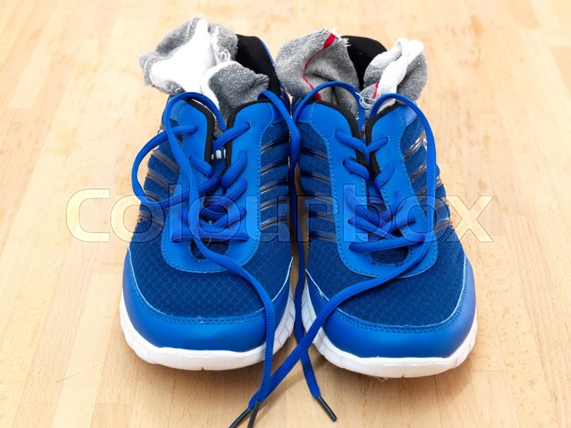 A close up shot of running shoes | Stock image | Colourbox