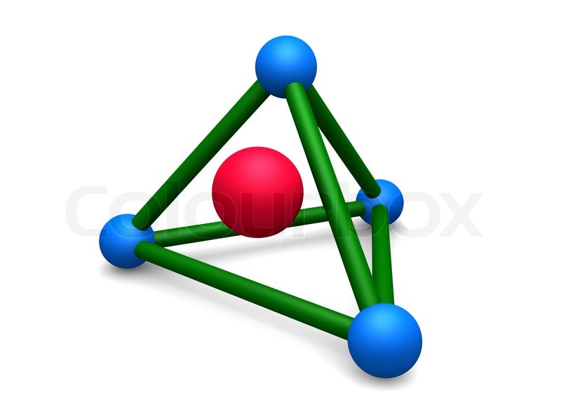 Pyramidal Molecular Geometry Structure