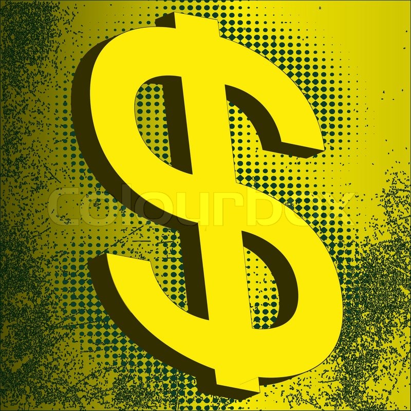US Dollar symbol for vektor design | Stock vektor | Colourbox