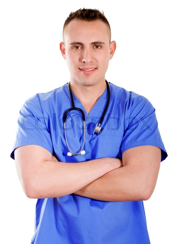 Stock image of male health care worker ... | Stock image | Colourbox