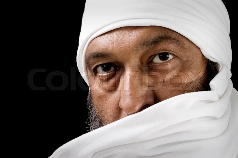 Stock image of Arab Man with turban ... | Stock image | Colourbox
