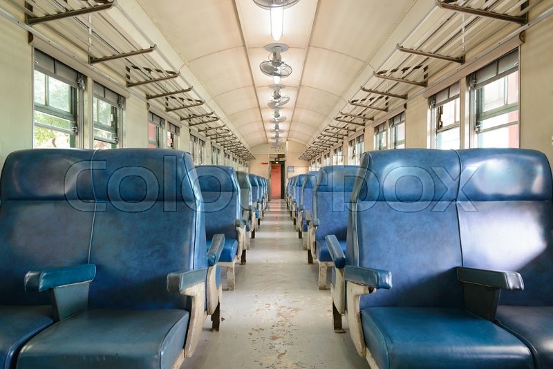 Inside Old Passenger Train
