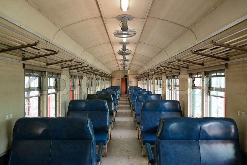 Inside Old Passenger Train
