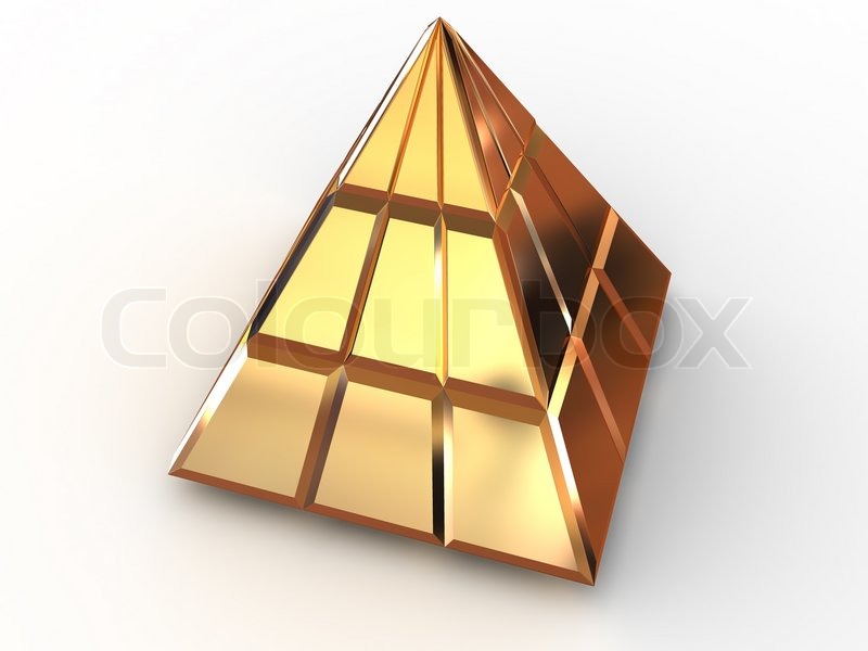 Pyramid. 3d | Stock image | Colourbox