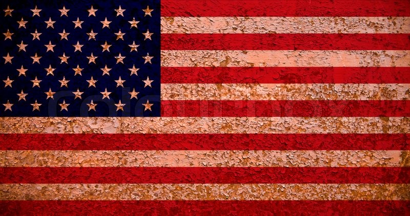 Rusty American Flag. Flag Collection - ... | Stock image | Colourbox