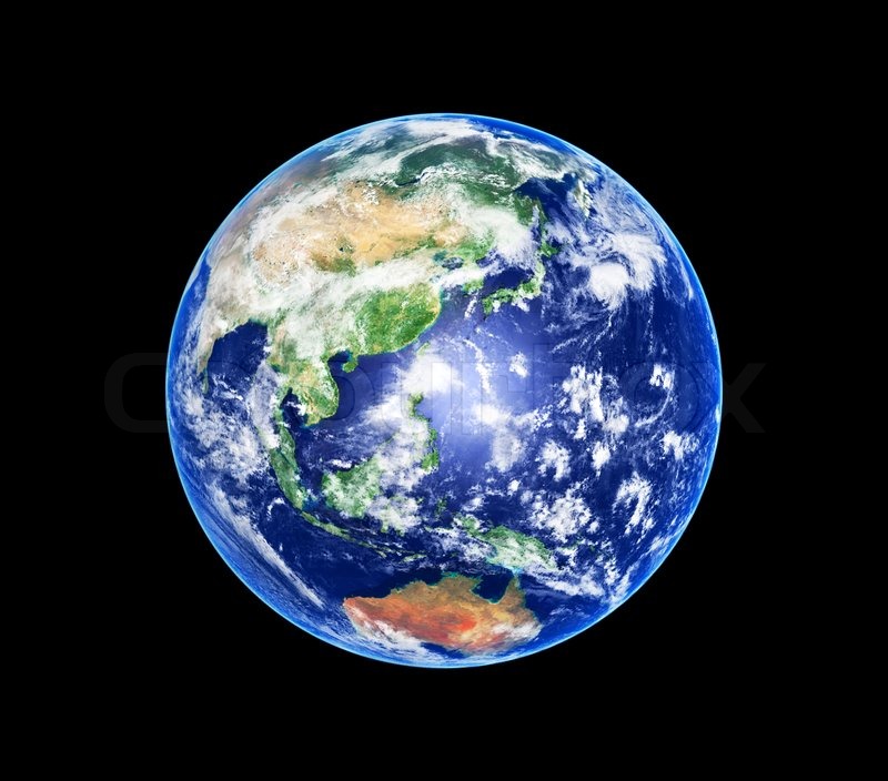 Earth Globe, Asia, high resolution image | Stock Photo | Colourbox
