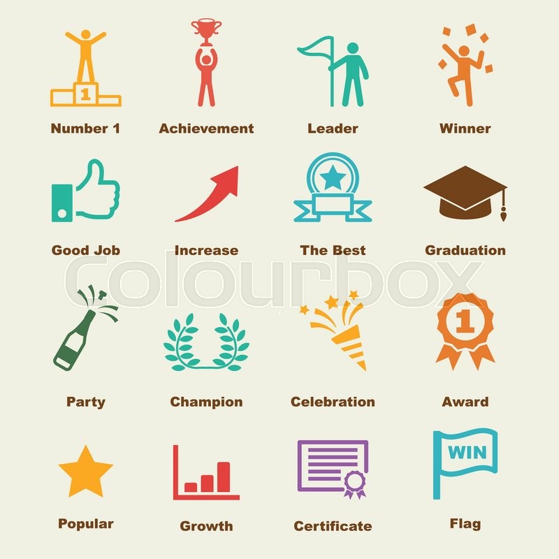 Success elements, vector infographic ... | Stock Vector | Colourbox