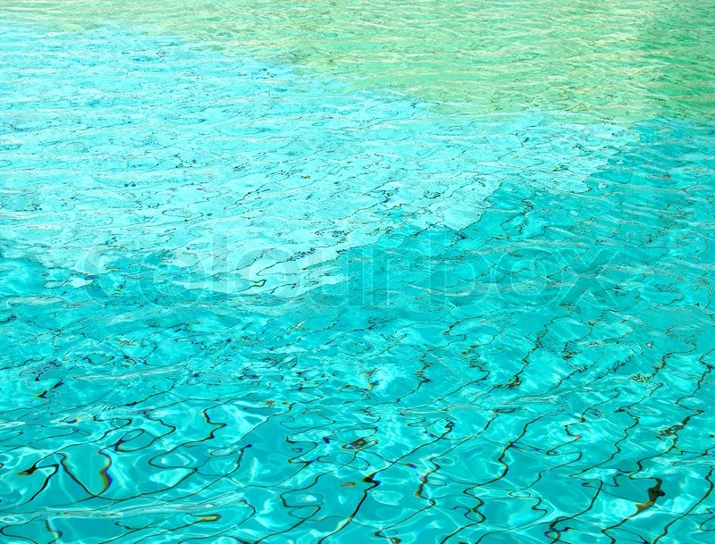 Azure water in the pool | Stock image | Colourbox