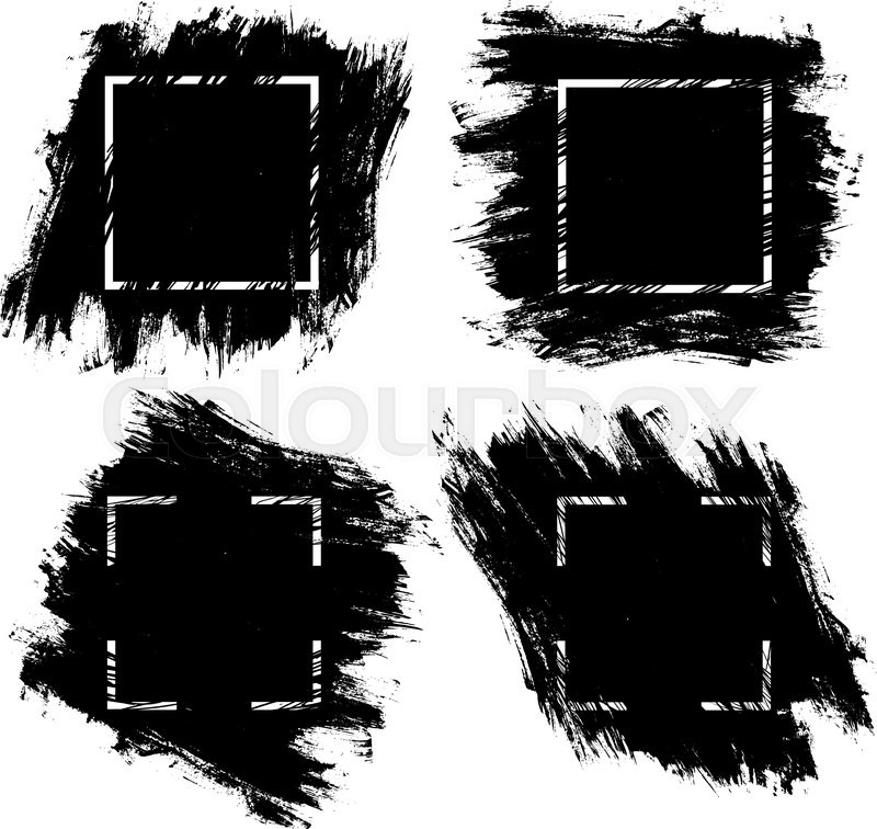 Abstract background with ink brush ... | Stock vector | Colourbox