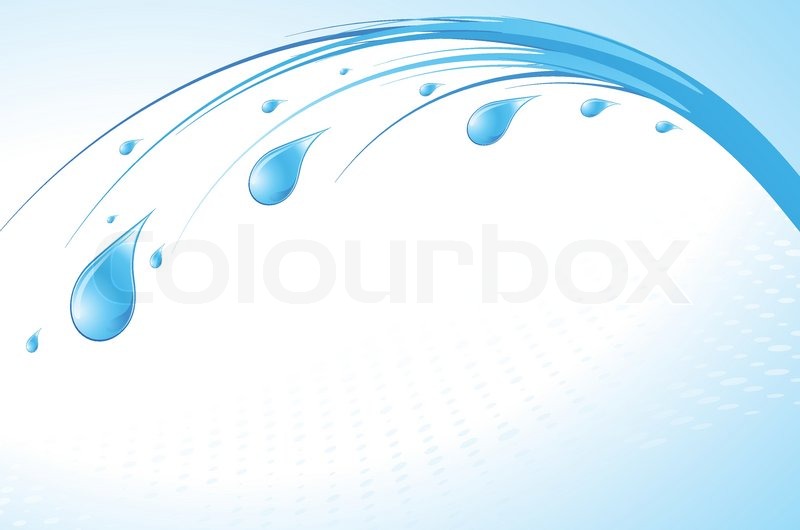 Wassertropfen - abstrakten Hintergrund ... | Stock-Vektor | Colourbox