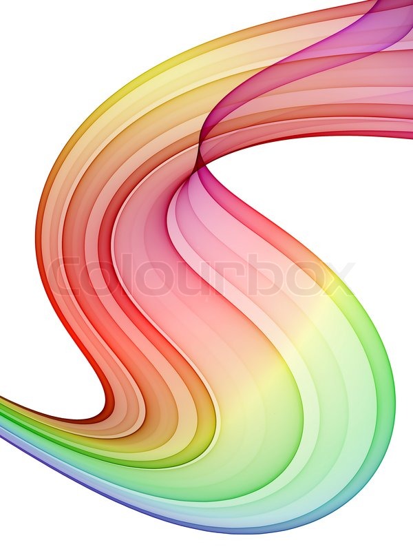 Multicolored swirl - high quality ... | Stock image | Colourbox