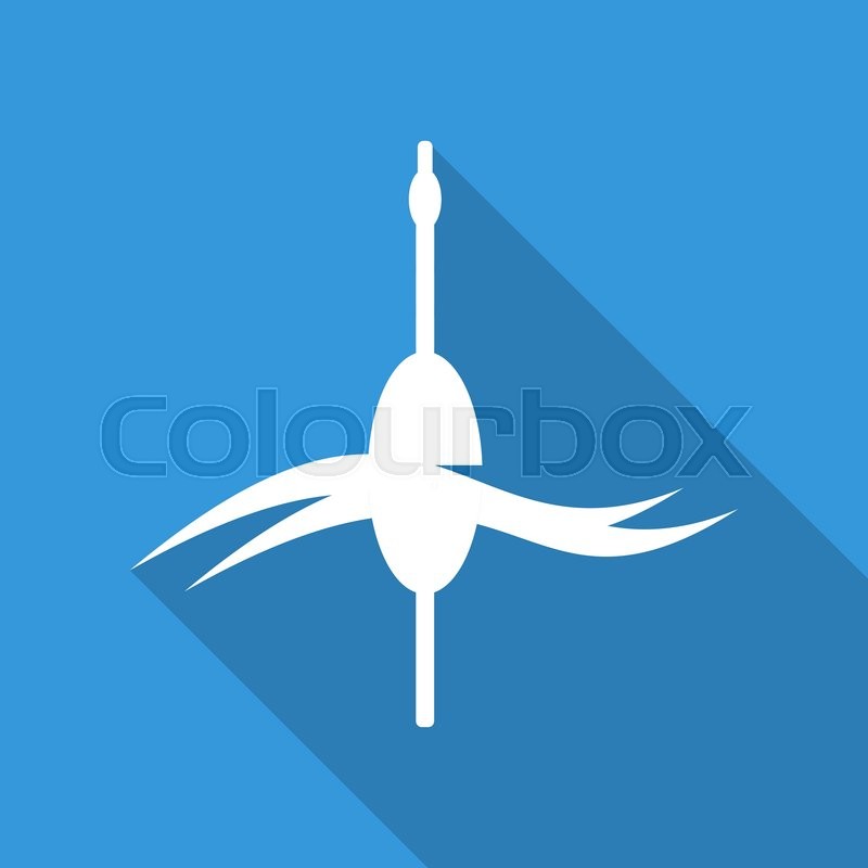 Float icon with a long shadow | Stock vector | Colourbox