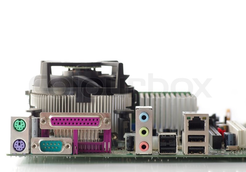 Electronic Computer -Gerät vor dem ... | Stock Bild | Colourbox