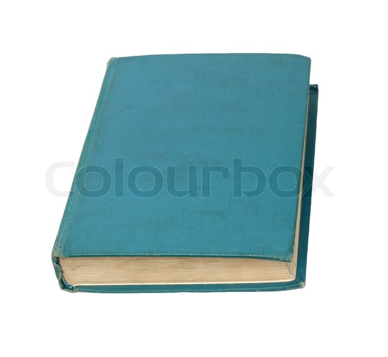Blue book Isolated on white Background | Stock image | Colourbox