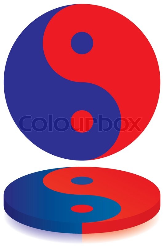 Yin and Yang symbols for various ... | Stock vector | Colourbox