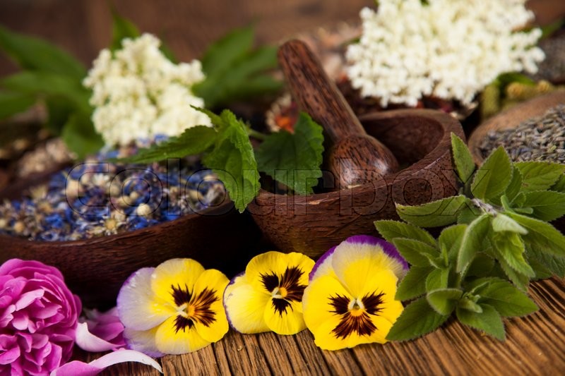 Natural remedy,Herbal medicine and ... | Stock image | Colourbox