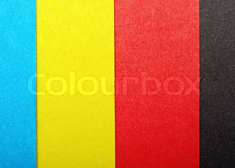 Close-up of multi colored paper | Stock image | Colourbox
