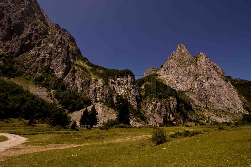 The amazing beautiful mountain scenery ... | Stock image | Colourbox