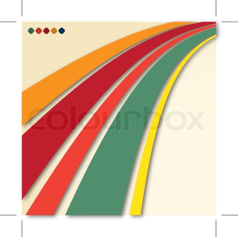 Retro background - vector | Stock vector | Colourbox