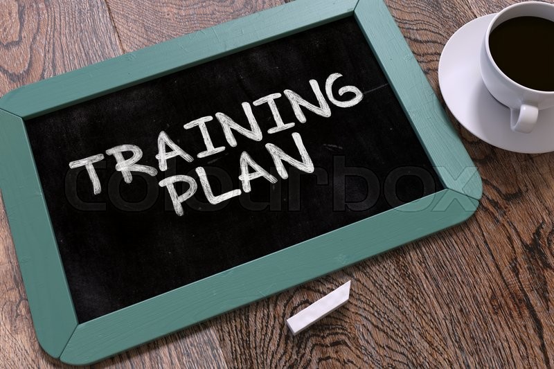 Hand Drawn Training Plan Concept on ... | Stock image | Colourbox