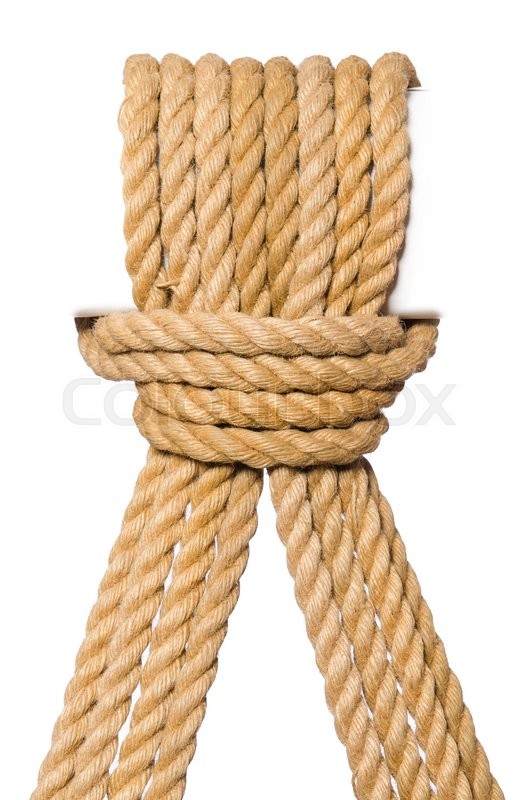 Rope isolated on the white background | Stock image | Colourbox
