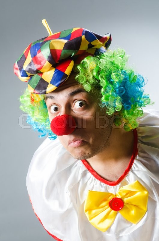 Clown in the funny concept | Stock image | Colourbox