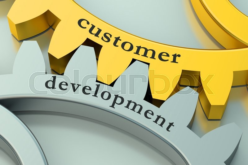 Customer Development concept on the ... | Stock image | Colourbox