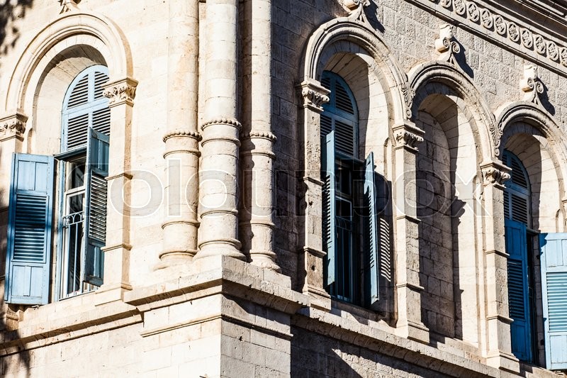 Traditional architecture in Jerusalem, ... | Stock image | Colourbox
