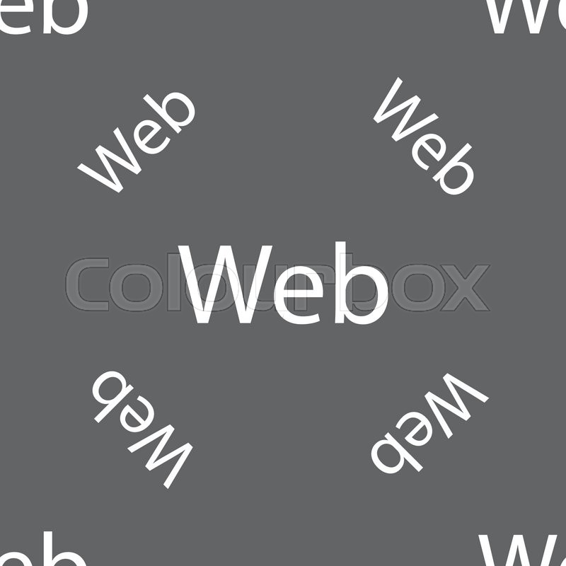 Web sign icon. World wide web symbol. ... | Stock vector | Colourbox