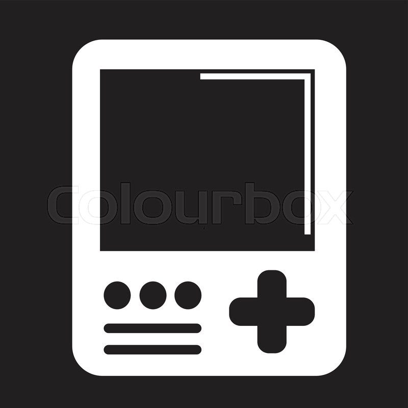 Handheld game console icon | Stock vector | Colourbox