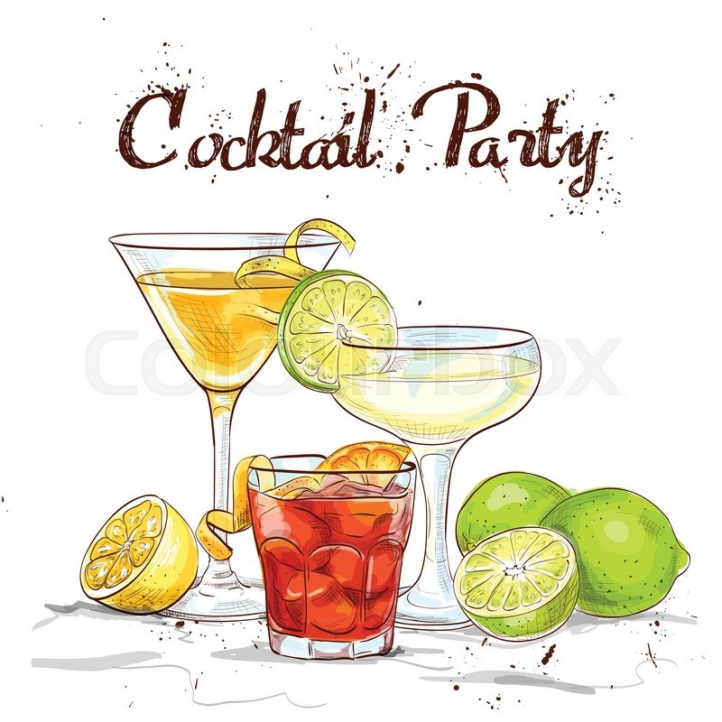 The Unforgettables Cocktail Set ... | Stock vector | Colourbox