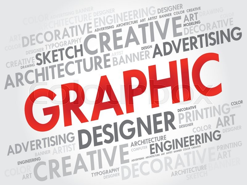 GRAPHIC word cloud concept | Stock vector | Colourbox