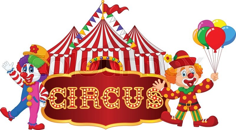 Vector illustration of Circus tent ... | Stock vector | Colourbox