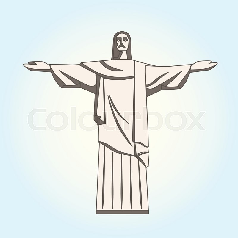 Vector Illustration of Christ the ... | Stock vector | Colourbox