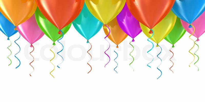 "Balloons background" | Stock image | Colourbox