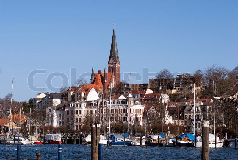 Flensborg by skyline | Stock foto | Colourbox