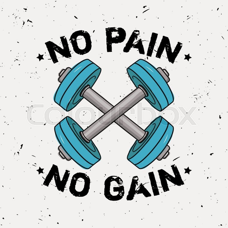 No Pain No Gain Gym Wallpaper