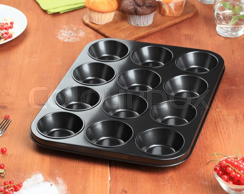 12 Muffin cupcake Baking Tray Stock Image Colourbox 12 Muffin cupcake Baking Tray Stock Image Colourbox
