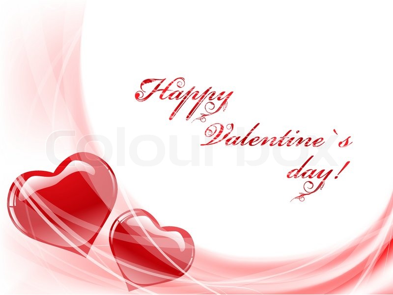 Abstrakt ramme med hjerter og ... | Stock vektor | Colourbox