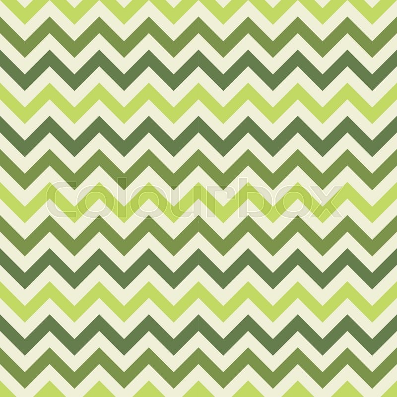 Green Chevron Patterns