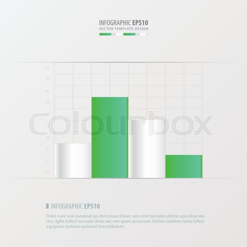 Graph and infographic design | Stock Vector | Colourbox
