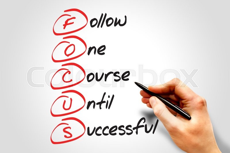 FOCUS, business concept acronym | Stock image | Colourbox