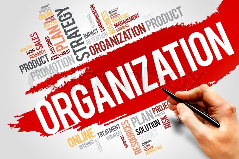 ORGANIZATION word cloud, business ... | Stock image | Colourbox
