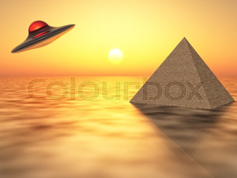 Pyramid Vortex Flying Through